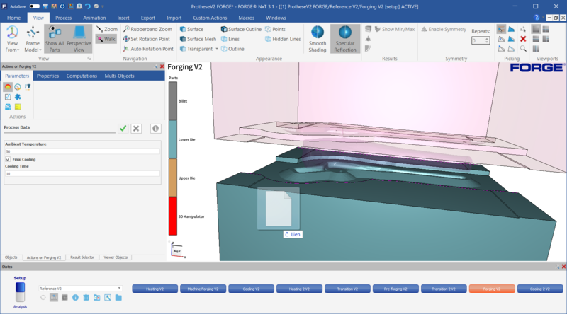 Ergonomic features of the new FORGE® interface