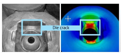 How simulation helps to increase die life in tooling