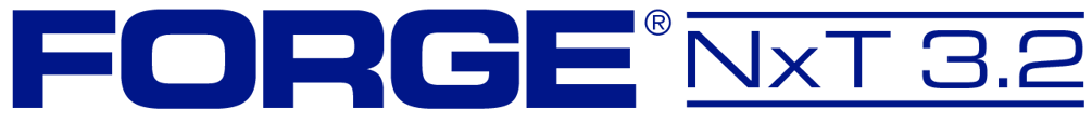 New functionalities of the version FORGE® NxT 3.2